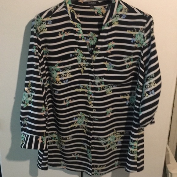 Elementz | Tops | Elementz Woman Buttondown Blouse | Poshmark